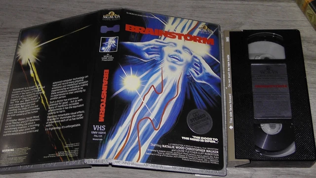 BRAINSTORM VHS VIDEO Big Box Ex Rental Pre Cert MGM £4.99 - PicClick UK