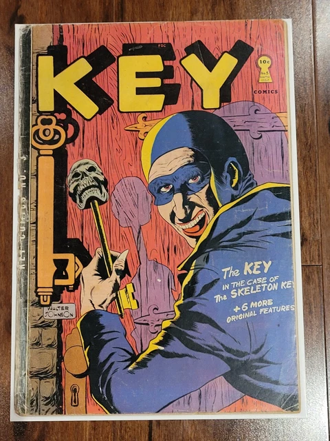 KEY COMICS #3 1945 Pre Code Horror Cover $55.00 - PicClick CA