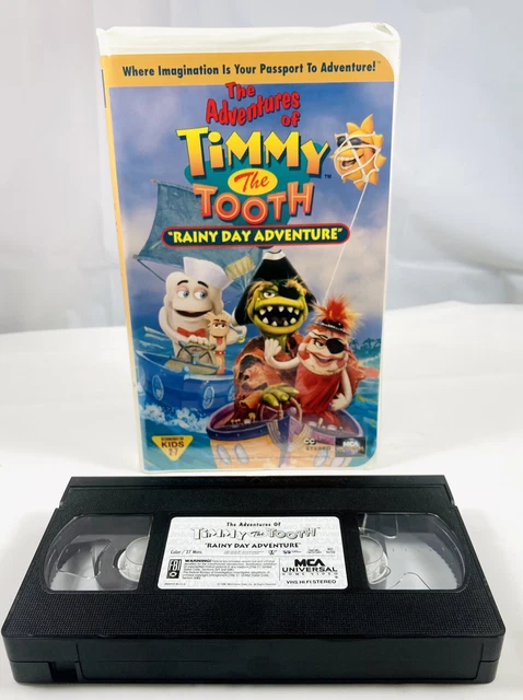 THE ADVENTURES OF Timmy the Tooth VHS VCR Molar Island 1995 RARE OOP ...