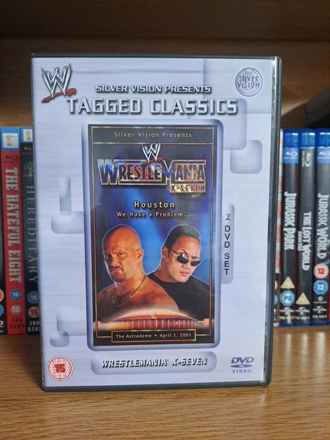 WWF WWE WRESTLEMANIA 17 X7 X-Seven DVD 2001 - Tagged Classics 2 Disc £ ...