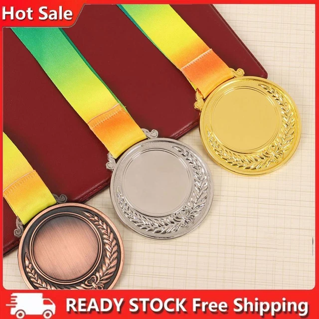 5.2CM GOLD/SILVER/BRONZE MEDAL Set Award Medals Race Reward for ...