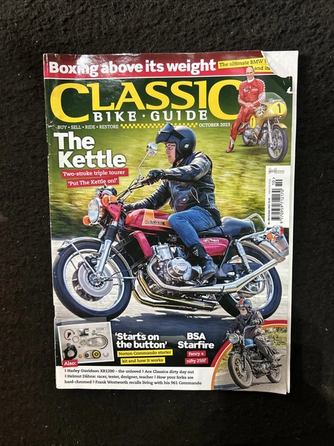 CLASSIC BIKE GUIDE Magazine October 2023 Edition £0.99 - PicClick UK