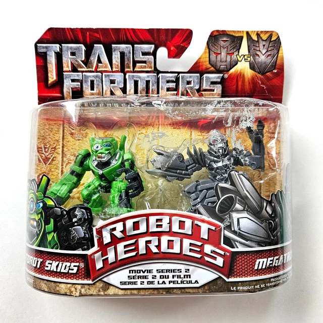 TRANSFORMERS ROTF ROBOT Heroes Series 2: Skids Vs. Megatron Action ...