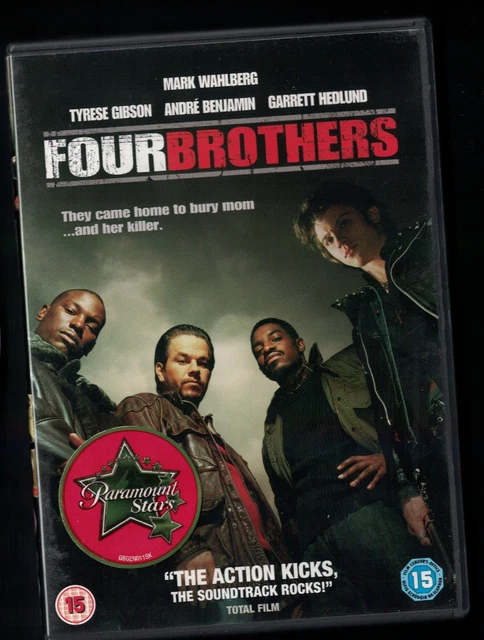 FOUR BROTHERS REGION 2 DVD Mark Wahlberg Tyrese Gibson Andre Benjamin ...
