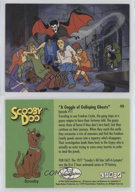 1994 CARDZ HANNA-BARBERA Classics Scooby-Doo A Gaggle of Galloping ...