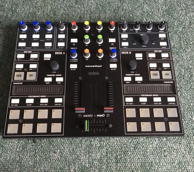 NOVATION TWITCH DJ Mixer and Audio Interface Boxed with accessories £ ...