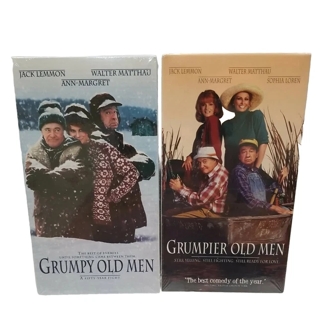 GRUMPY OLD MEN & Grumpier Old Men VHS Tapes Warner Bros Set Comedy NEW ...