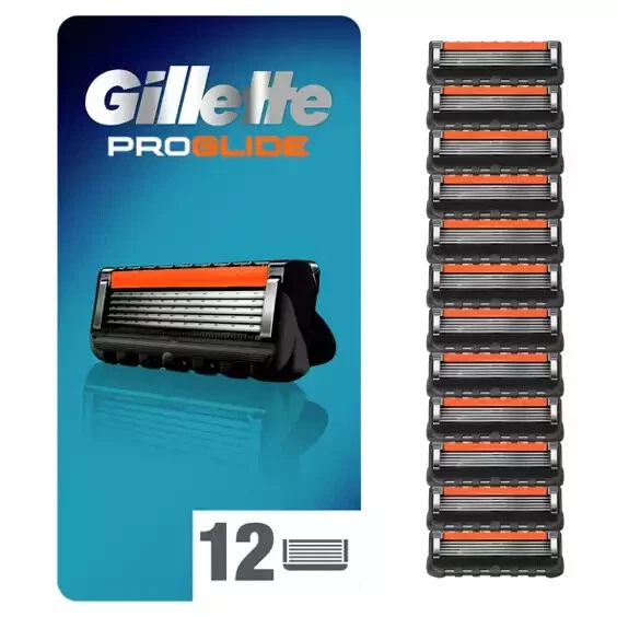 GILLETTE PROGLIDE MEN’S Razor Blade Refills, 12 Count £24.00 - PicClick UK