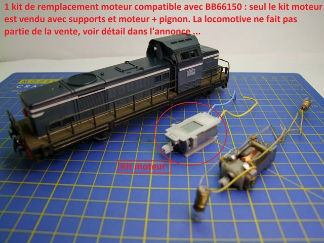 KIT MOTORISATION LOCOMOTIVE diesel JOUEF HO BB 66150 / 853E-853EI-8530-8531 EUR 25,95 - PicClick FR