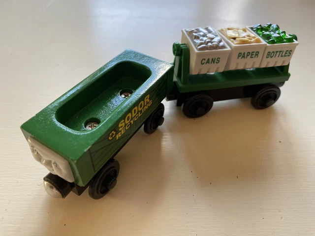 THOMAS THE TANK Engine - Wooden Learning Curve - Recycling Cars £2.50 ...