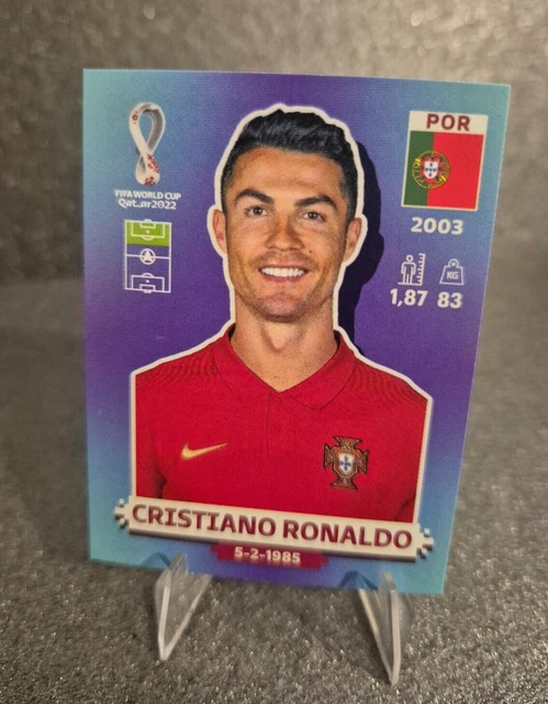 CRISTIANO RONALDO PANINI FIFA World Cup Qatar 2022 Portugal Sticker ...
