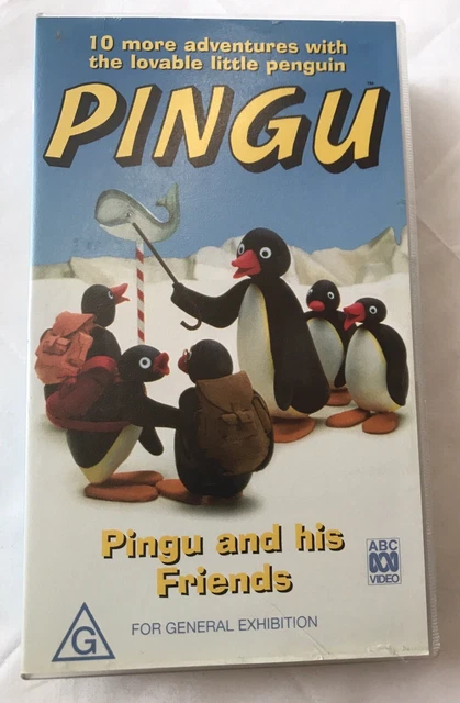 ABC KIDS PINGU and his Friends VHS Video Tape PAL Childrens Vintage EUR ...