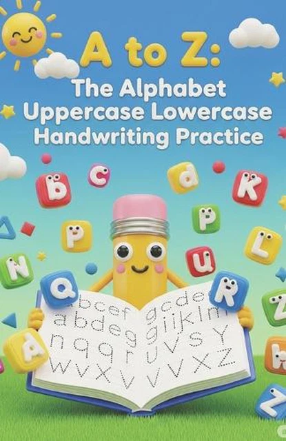 &A TO Z: The Alphabet Uppercase Lowercase Handwriting Practice ...