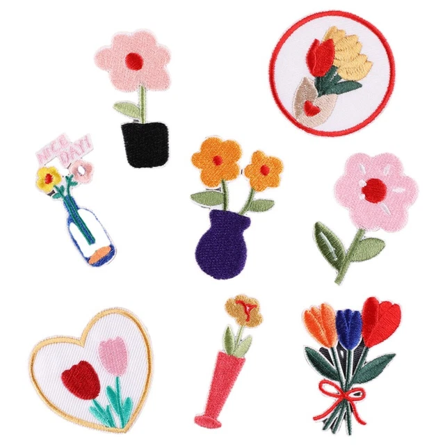 BACKPACKS DIY NITROGEN Patch DIY Nitrogen Patch Cartoon Flower Series £ ...