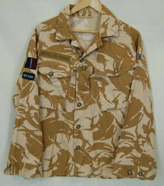 RAF ISSUE TROPICAL Desert DPM Combat Jacket - 901 EAW - Size 170/104 ...