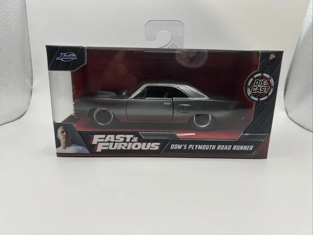 FAST AND FURIOUS Dom's Plymouth Road Runner Jada 1:32 new in box $17.99 ...