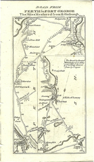 ANTIQUE MAP, TAYLOR & Skinner, Perth to Fort George (1) £45.00 ...