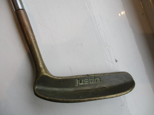 RARE VINTAGE BEN Sayers Justin Special H 085 Bronze Putter - 35" Lg ...