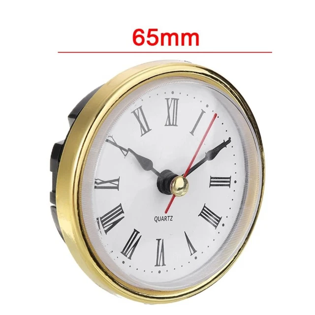 ROUND CLOCKS HEAD Gold Clock Insert Movement DIY Insert Round Clock ...