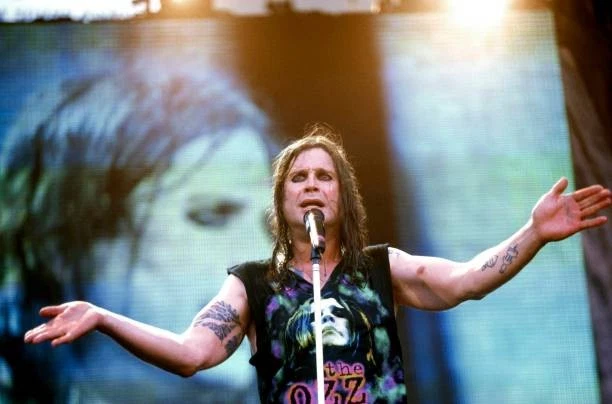 OZZY OSBOURNE AND BLACK SABBATH Ozzy Osbourne performing live onstage ...