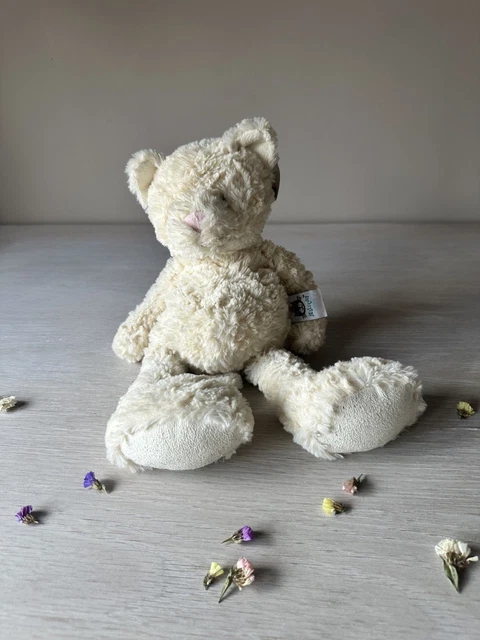 JELLYCAT SKIFFLES CAT (A) Plush Soft Toy, Cream Kitten Teddy Retired/ID ...