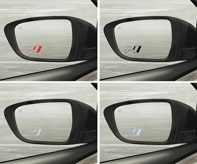 HYUNDAI I30N LOGO Pair Clear Vinyl Sticker Decal Turbo Veloster i30 N ...