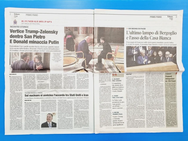 LEISURE 27 APRIL 2025 Funerals Pope Francis Bergoglio Trump Zelensky 4 ...