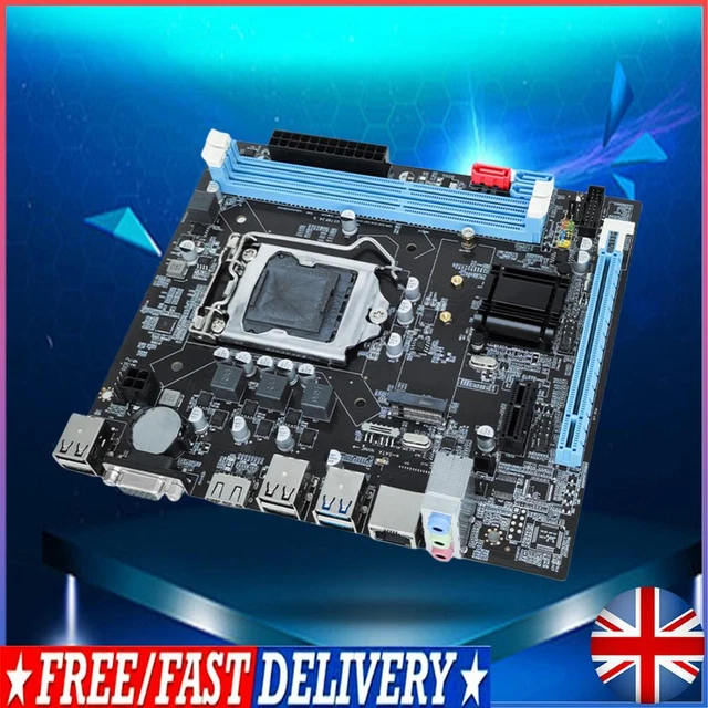 B75 MOTHERBOARD 16GB Micro-ATX LGA1155 Socket Desktop Mainboard HDMI ...