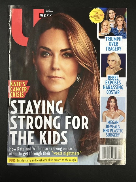 US WEEKLY MAGAZINE APRIL 8 Th 2024 KATE'S CANCER CRISIS STAYING STRONG ...