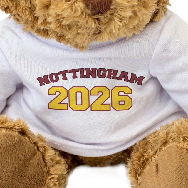 NOTTINGHAM 2026 - Teddy Bear - Cute Cuddly Soft - Graduation Gift ...
