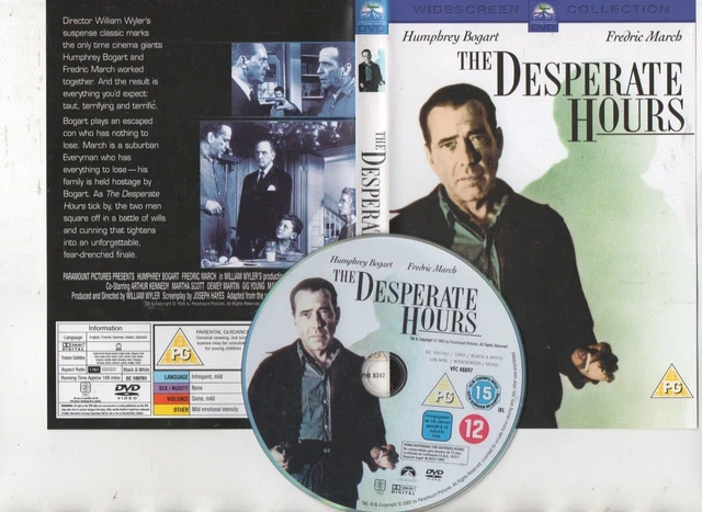 THE DESPERATE HOURS ~Humphrey Bogart~ **UK R2 DVD** Free P&P EUR 8,56 ...