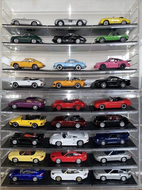 DEAGOSTINI PORSCHE MODEL Collection X 27 Porsche Model Die Cast Cars ...