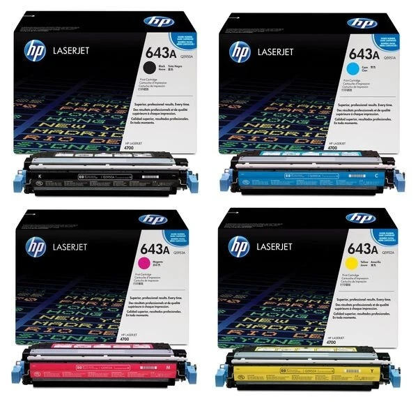 HP 643A (Q5950A) Original LaserJet Toner Cartridges $400.00 - PicClick CA