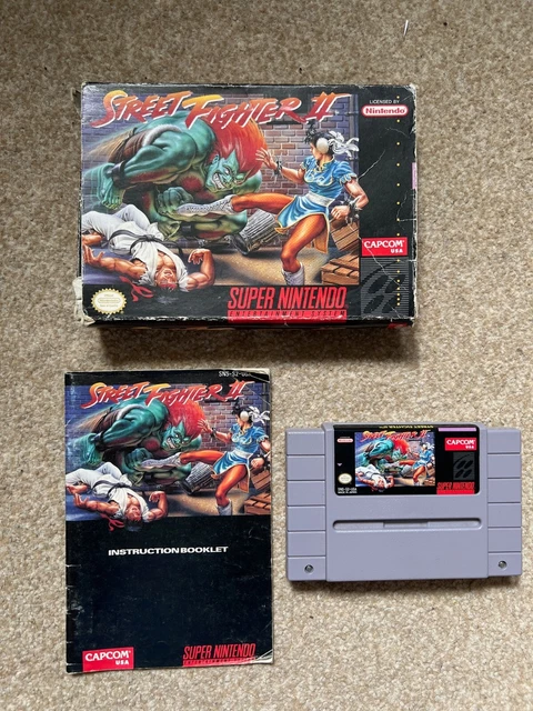 STREET FIGHTER II NTSC SNES Super Nintendo USA Boxed RARE £23.55 - PicClick UK