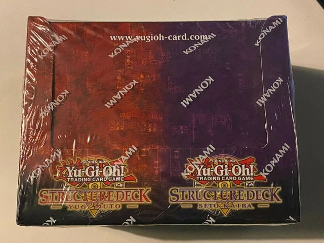 YUGIOH! YUGI MUTO / Seto Kaiba Structure Deck Display Case 1st Edition ...