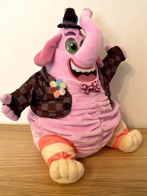 TOMY INSIDE OUT Disney Pixar Talking Bing Bong Pink Elephant Soft Plush ...