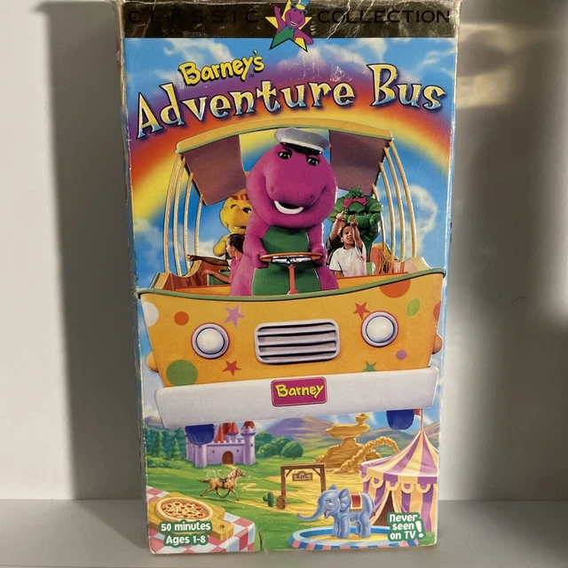 BARNEY - BARNEYS Adventure Bus (VHS, 1997) £7.01 - PicClick UK
