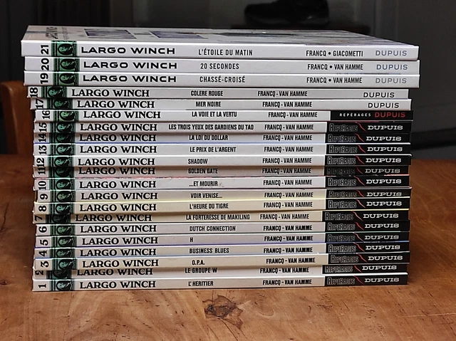INTÉGRALE LARGO WINCH 21 tomes Comme Neuf EUR 200,00 - PicClick FR