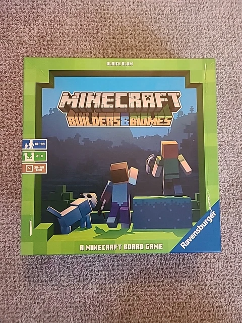 RAVENSBURGER MINECRAFT GIOCO da tavolo Builders & Biomes (26132) EUR 20 ...