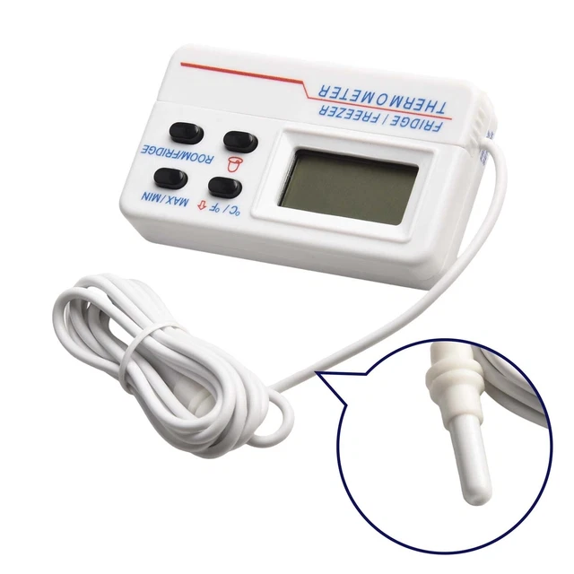 THERMOMÈTRE EFFICACE RÉFRIGÉRATEUR Congélateur Max Min pour Suivi Précis de EUR 18,14 - PicClick FR