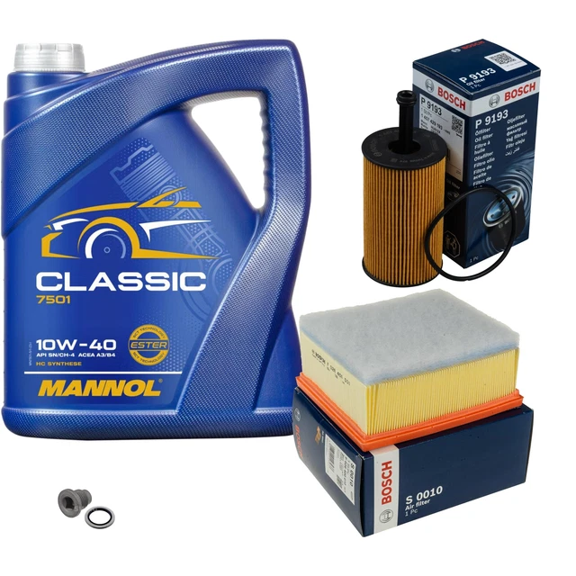 BOSCH DE INSPECCIÓN Set 5L mannol Classic 10W-40 para Peugeot Citroën 206 Cc EUR 76,11 - PicClick FR