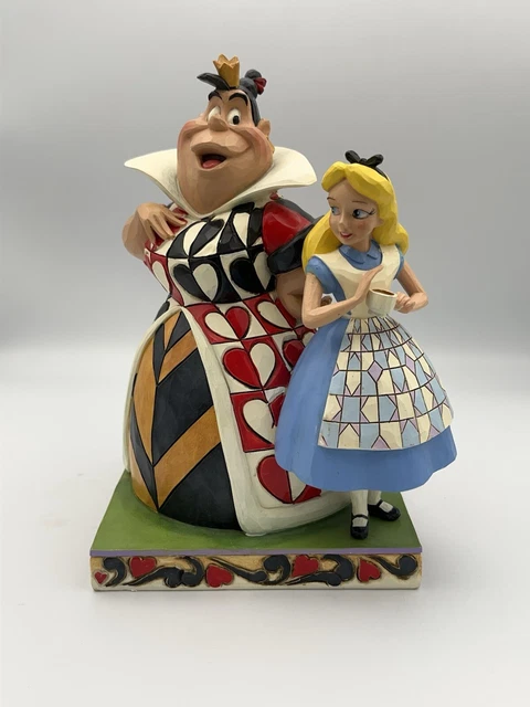 DISNEY TRADITIONS ALICE and Queen of Hearts in Chaos and Curiosity NIB ...