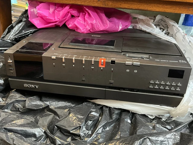 VINTAGE SONY SL-C7UB Betamax Video Recorder DOES NOT WORK Spares/Repair ...
