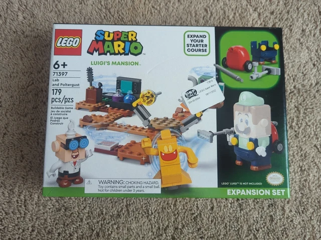 LEGO SUPER MARIO: Luigi’s Mansion Lab and Poltergust Expansion Set ...