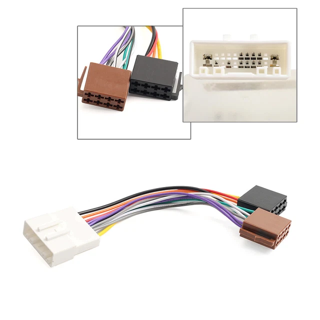 FOR NISSAN NAVARA D40 ISO Wiring Harness Adaptor Cable Connector Lead ...