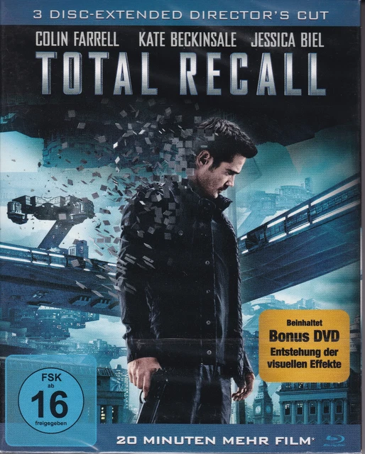 BLU-RAY: TOTAL RECALL *Extended Director's Cut* (Colin Farrell ...