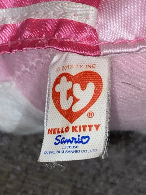 TY SANRIO 2013 Hello Kitty Small Plush Soft Toy Beanie Animal ...