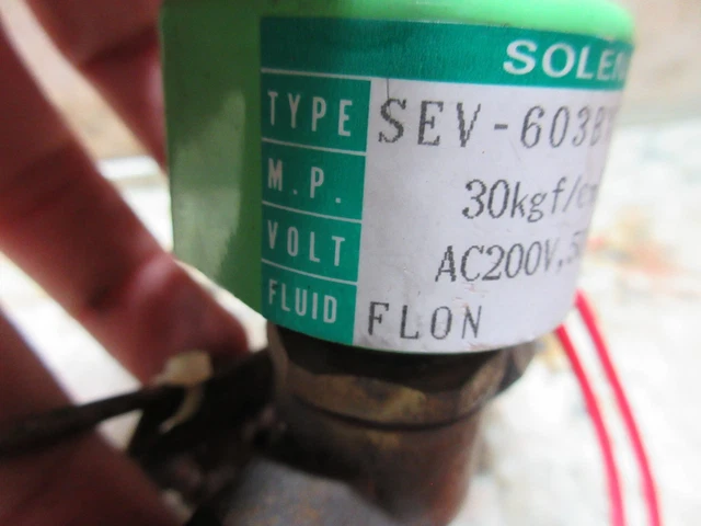 SAGINOMIYA MAGNETVENTIL SEV-603BXF Mfg.nr. 8063 Cnc EUR 58,49 - PicClick DE