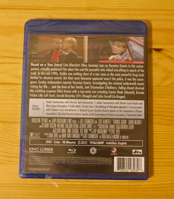 VERONICA GUERIN BLU-RAY Kino Lorber Cate Blanchett Brand New OOP $29.99 - PicClick CA
