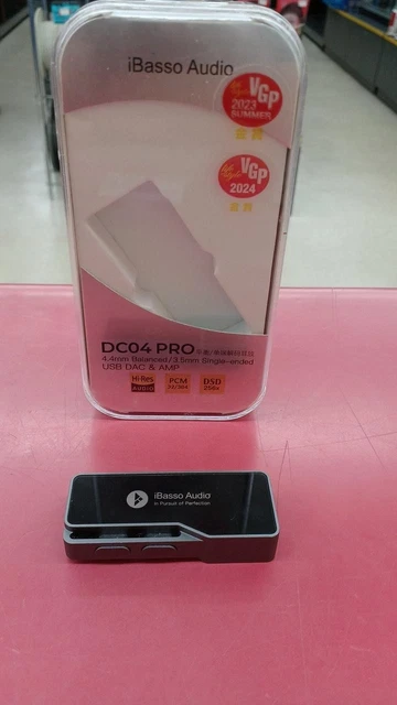 IBASSO DC04 PRO USB DAC Headphone Amp Hi-Res 3.5mm 4.4mm Dongle Audio ...